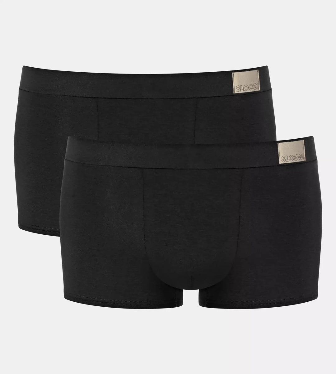 Sloggi Men's 2 Pack Go Natural Trunks - Black Hipsters – Trunks and Boxers