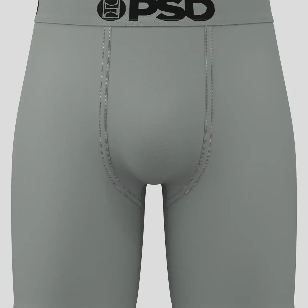 PSD Men's 1 Pack 5" Boxer Briefs - Solids Gun Metal | Trunks and Boxers