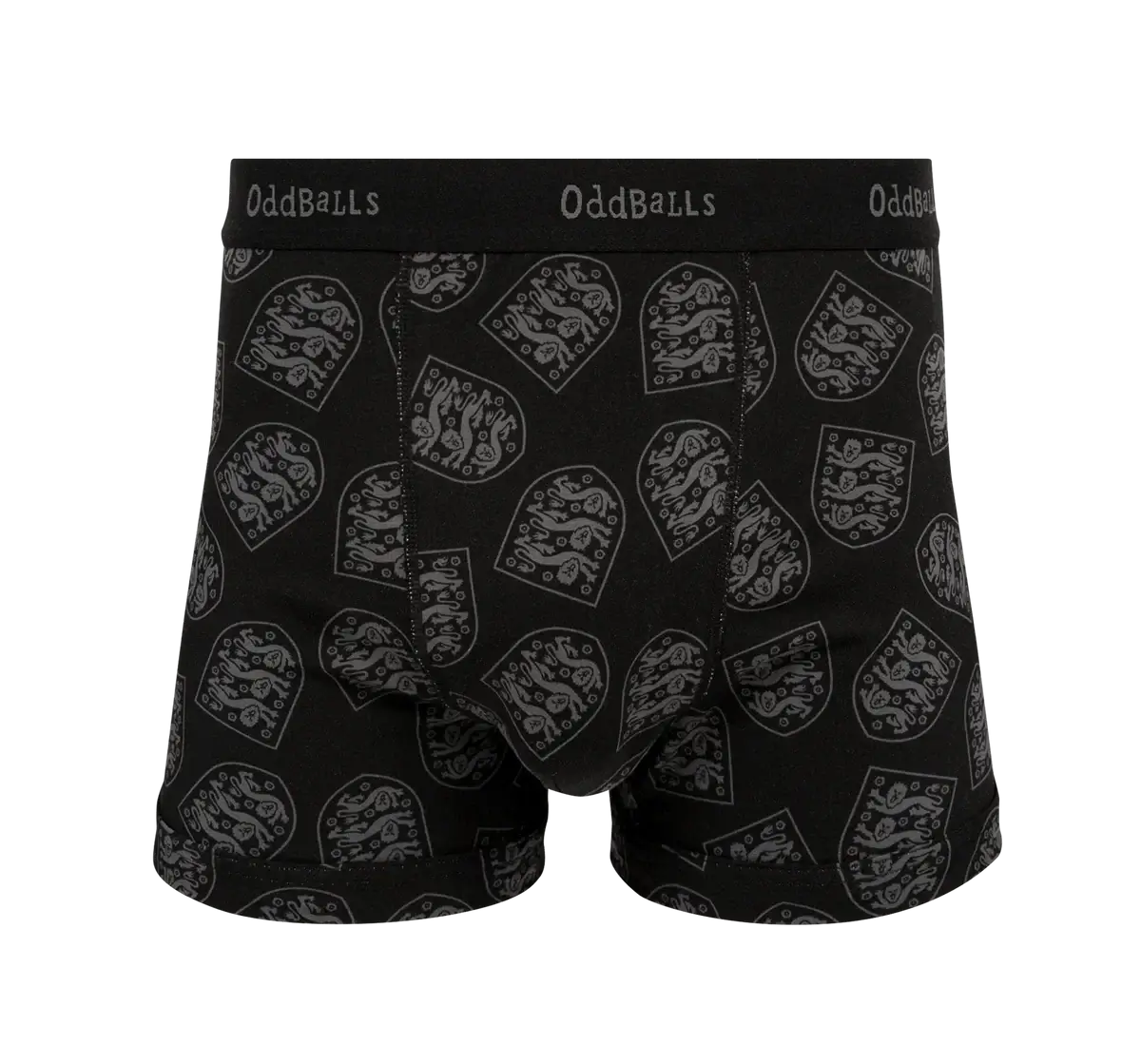 OddBalls England FA Black Men’s Boxer Shorts – Official England ...
