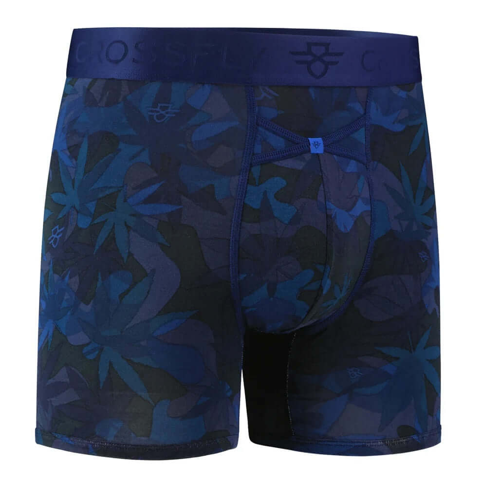 Crossfly IKON Supersoft Modal Boxer Briefs - Hemp Blue | Trunks and Boxers
