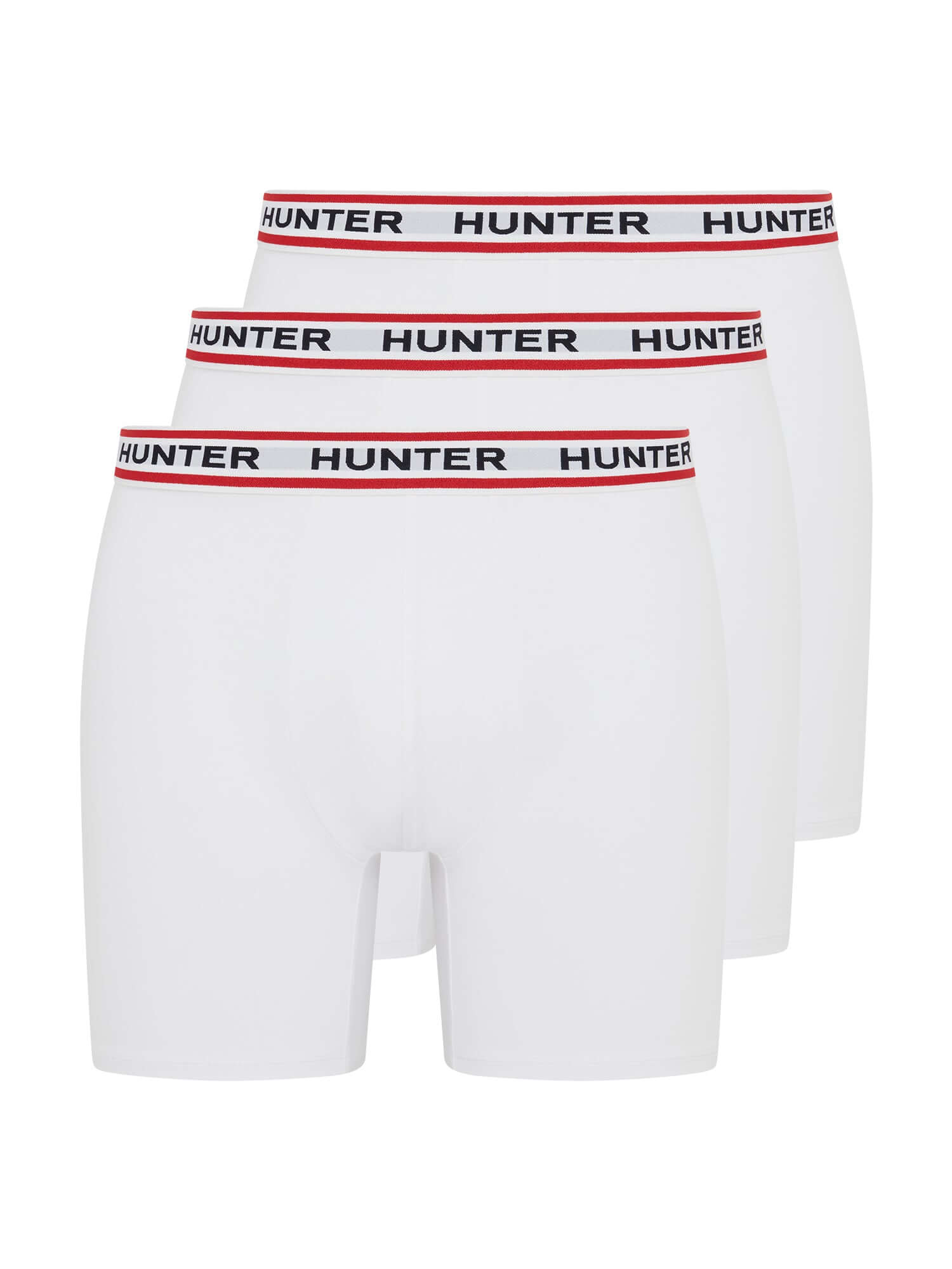 Hunter Men’s 3 Pack Heritage Boxer Briefs – Bright White – Trunks and ...