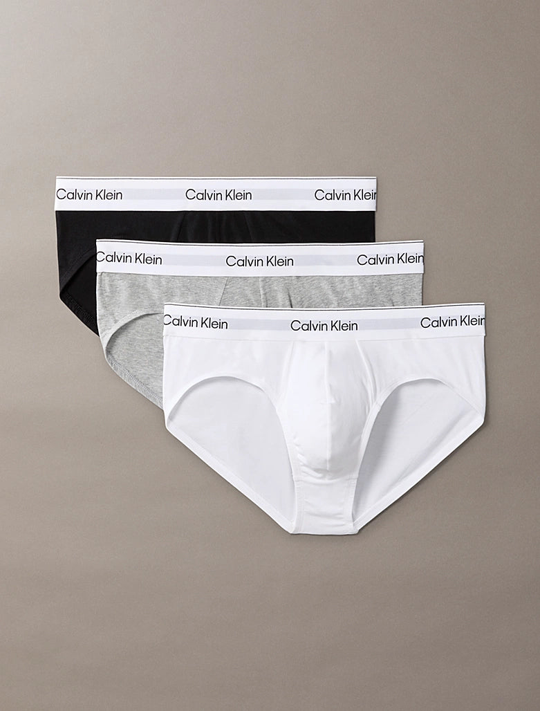 Calvin Klein Icon Cotton Stretch Hip Briefs 3 Pack | Men’s Underwear ...