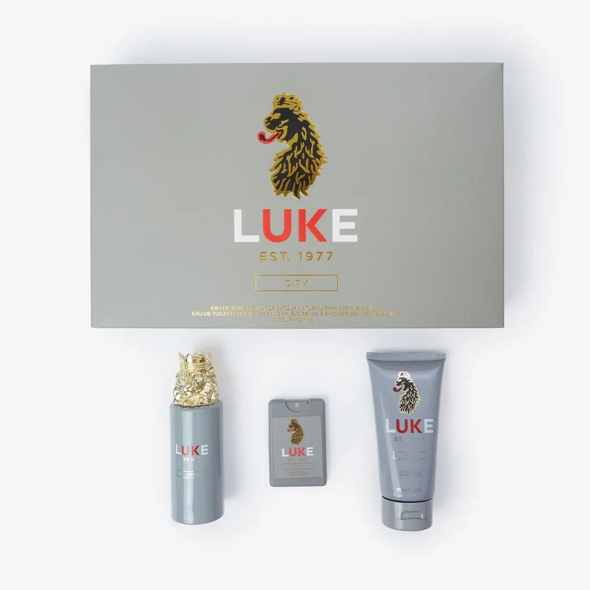 LUKE City Fragrance & Shower Gel Gift Set | Eau de Toilette 75ml ...