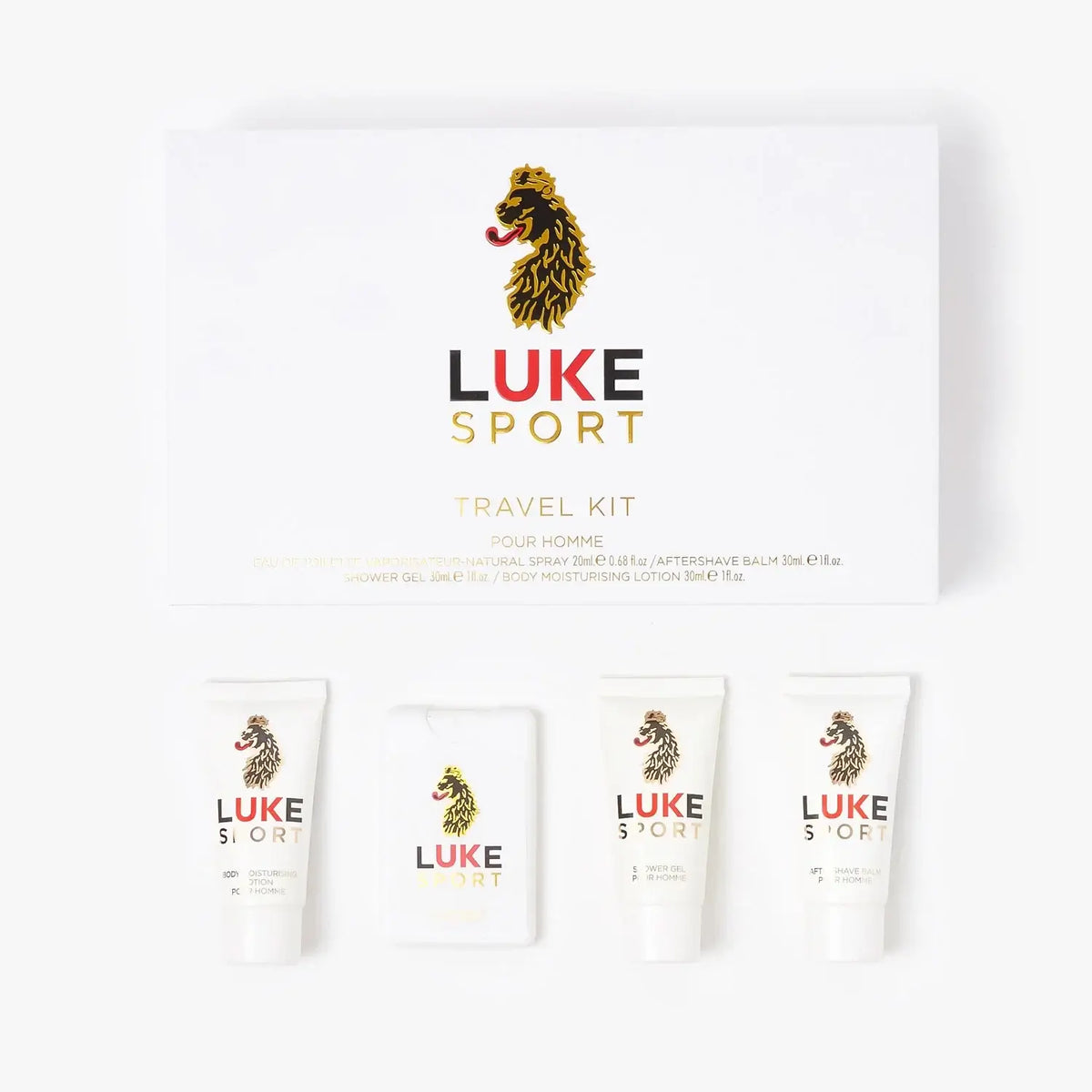 LUKE Sport 4-Piece Travel Set | Men’s Grooming & Fragrance Kit – Trunks ...