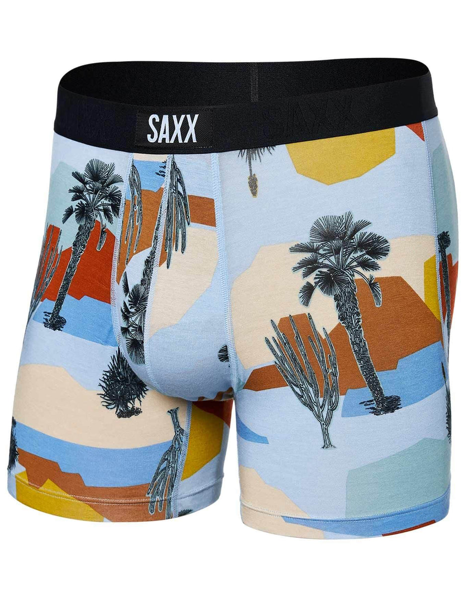 Saxx Underwear Vibe Supersoft 1 Pack Boxer Briefs - Baja Bound Chambra ...