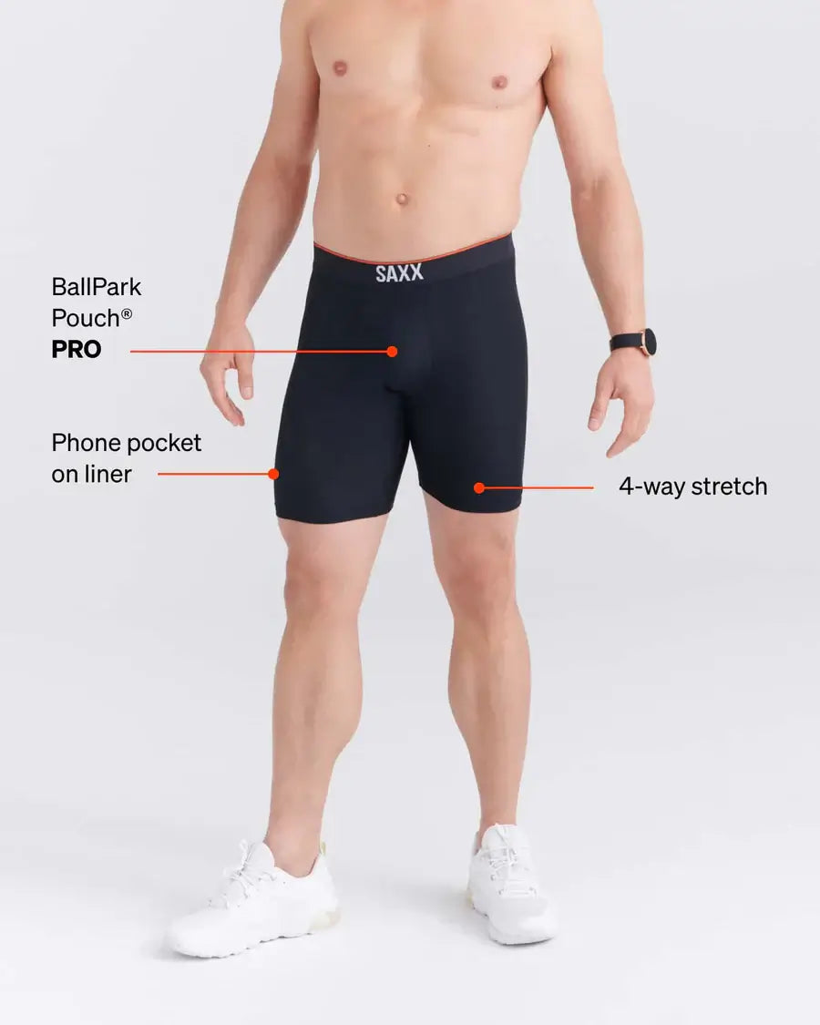 Saxx Underwear Training Short Light Compression Mesh Long Boxer Brief Trunks and Boxers