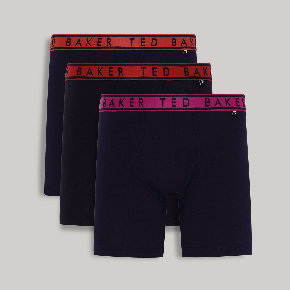 Ted Baker 3 Pack Cotton Stretch Boxer Briefs - Black – Trunks and Boxers