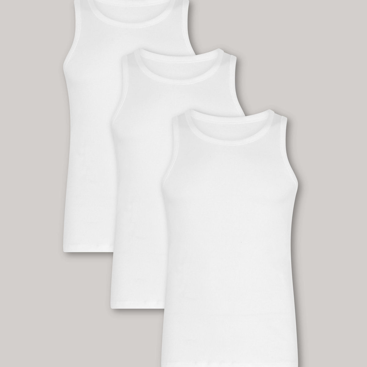 Ted Baker Mens 3 Pack Crew Neck Tank Tops White – Workout Essentials ...