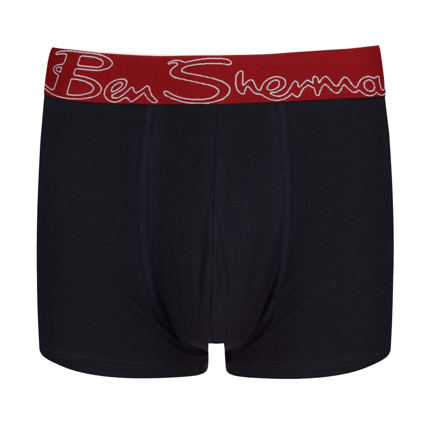 Ben Sherman Mens Coen 3 Pack Trunks - Navy/Floral/Blue – Trunks and Boxers