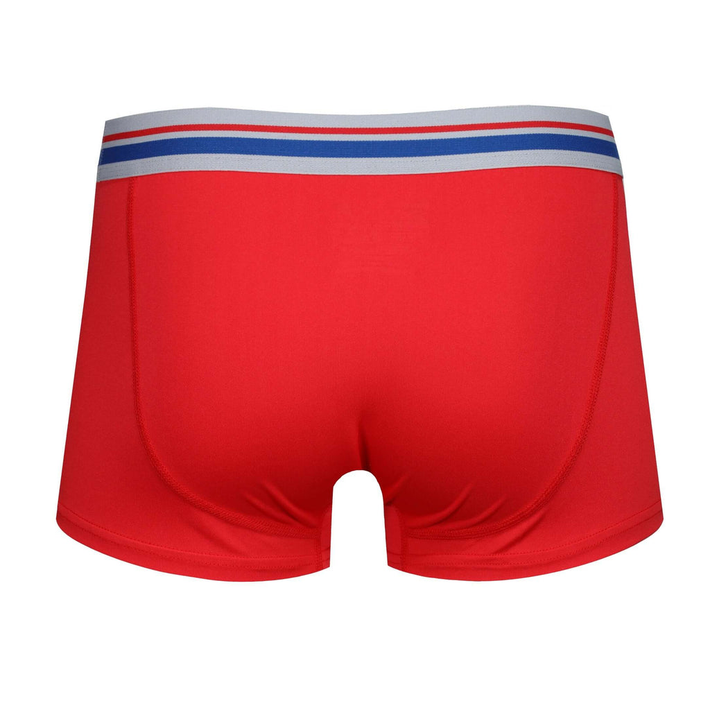 Reebok Mens Performance 3 Pack Short Sports Pietro Trunks - Red/White ...