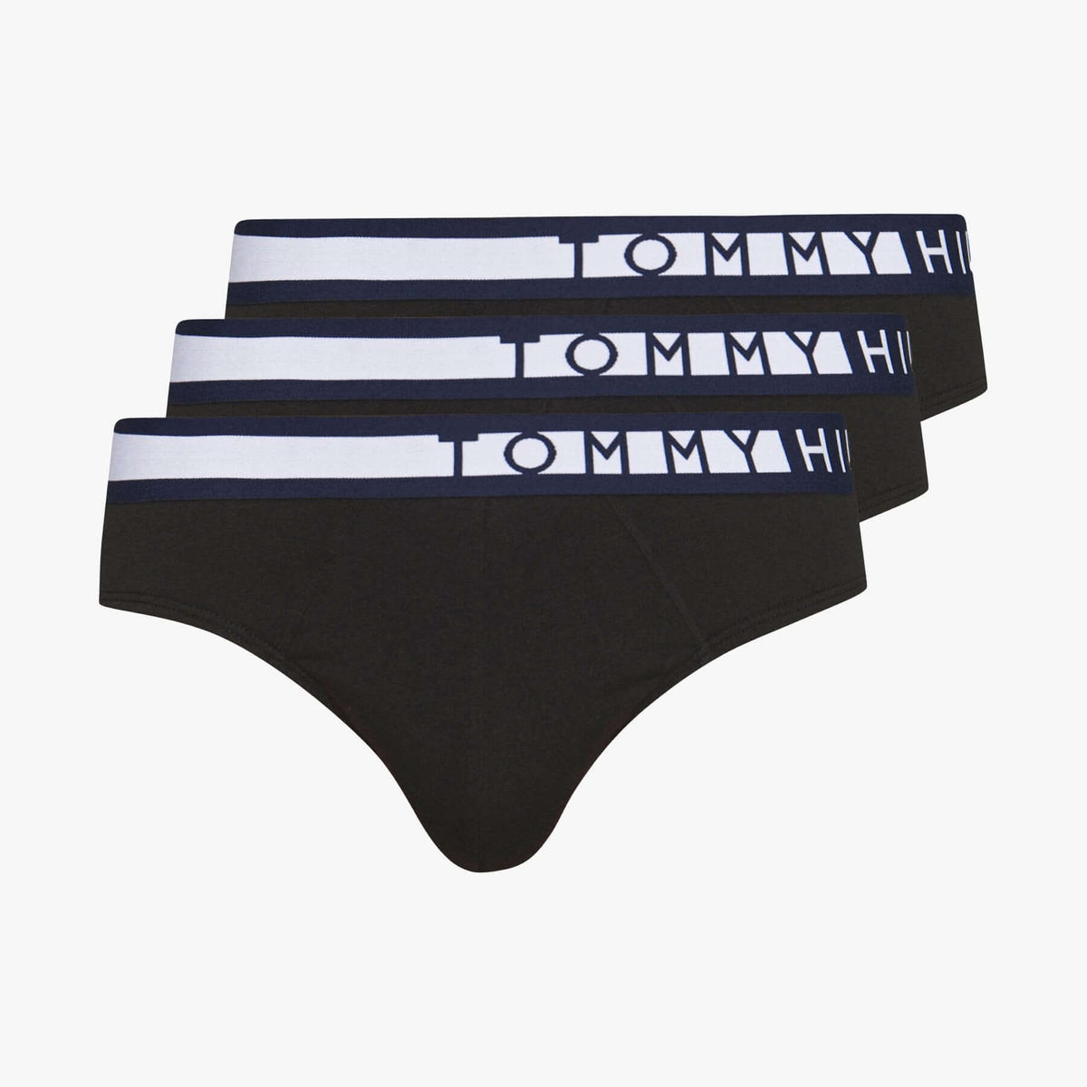 Tommy Hilfiger 3 Pack Cotton Briefs - PVH Black – Trunks and Boxers