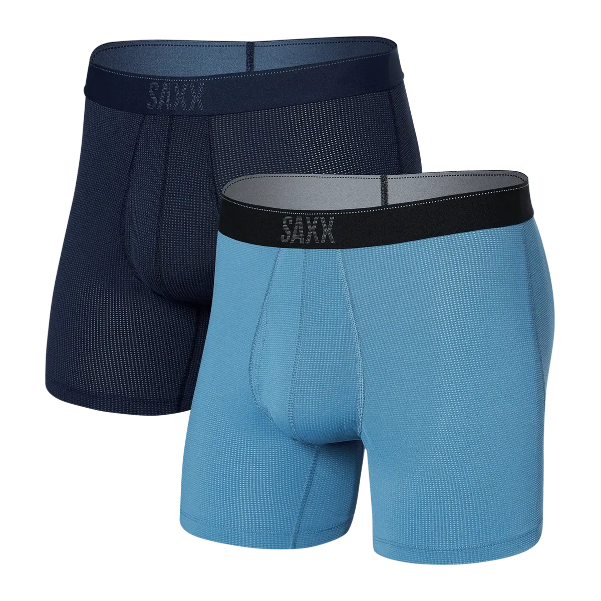 Saxx Quest QDM Boxer Brief Fly 2 Pack - Maritime / Slate | Trunks and ...