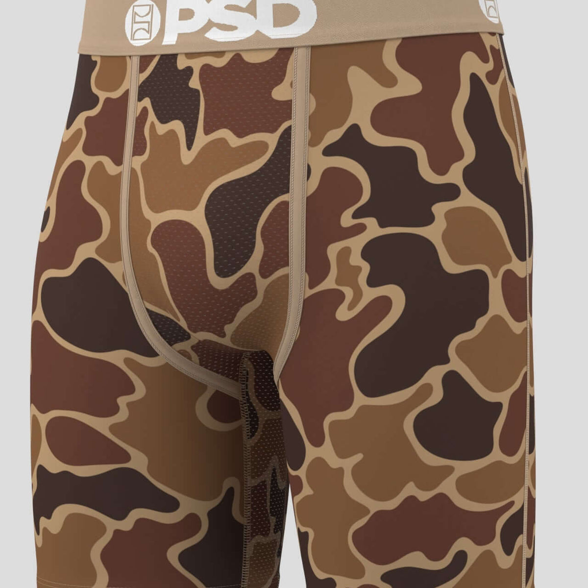 PSD Duck Camo 7" Boxer Briefs – Breathable MicroMesh & Stretch Comfort ...
