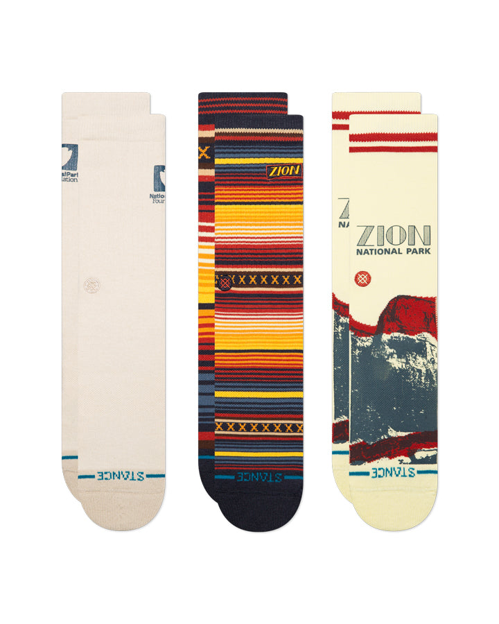 Stance Zion Box Set | National Parks Crew Socks Gift Set – Trunks and ...