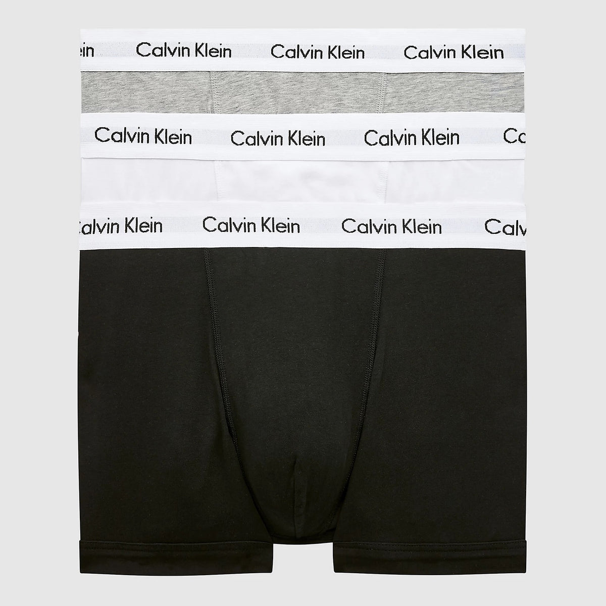 Calvin Klein 3 Pack Cotton Stretch Low Rise Trunks – Trunks and Boxers