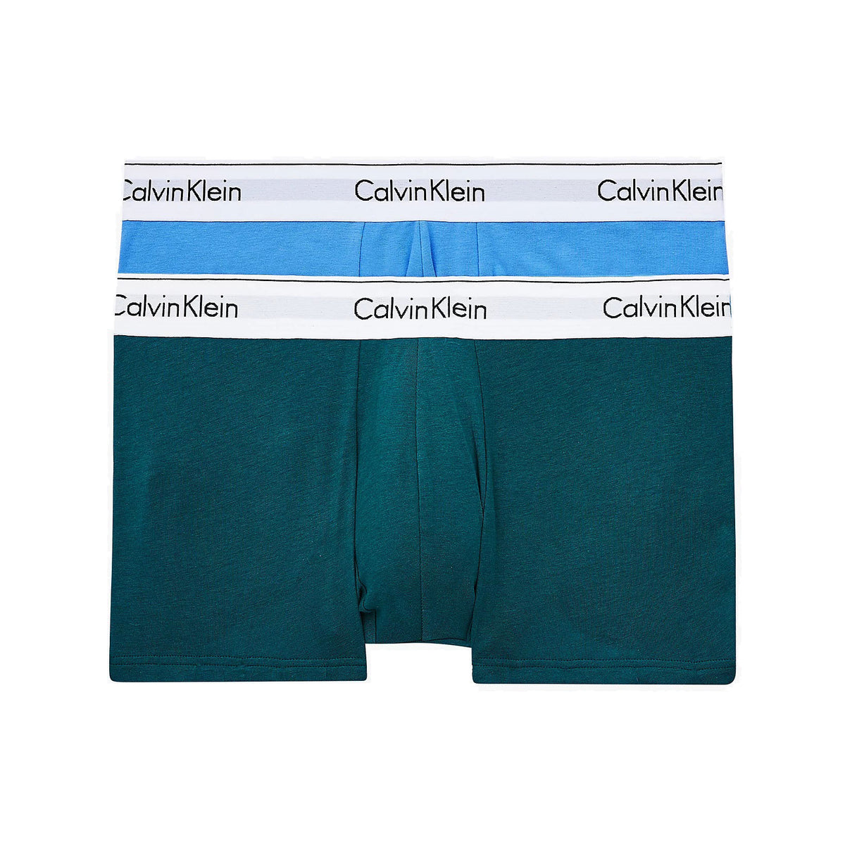 Calvin Klein 2 Pack Low Rise Trunks- Modern Cotton ( BLUE BURST/ MAYA ...