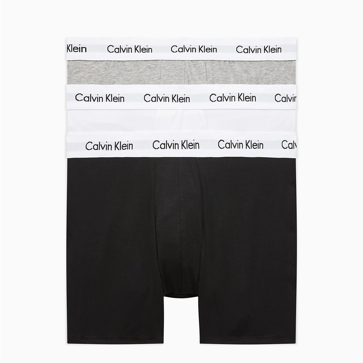 Calvin Klein 3 Pack Cotton Stretch Longer Leg Boxers – Trunks and Boxers