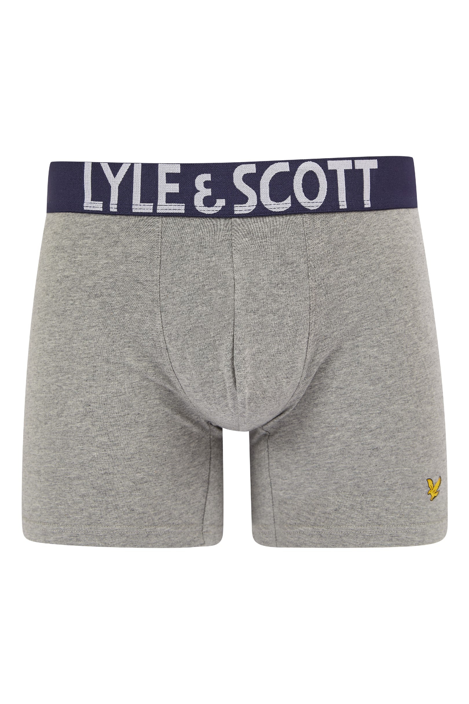 Lyle & Scott 3 Pack Daniel Men's Boxer Shorts - Wine Tasting / Grey Ma ...