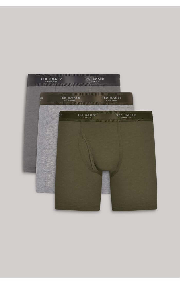 Ted Baker 3 Pack Cotton Stretch Boxer Briefs – Trunks and Boxers