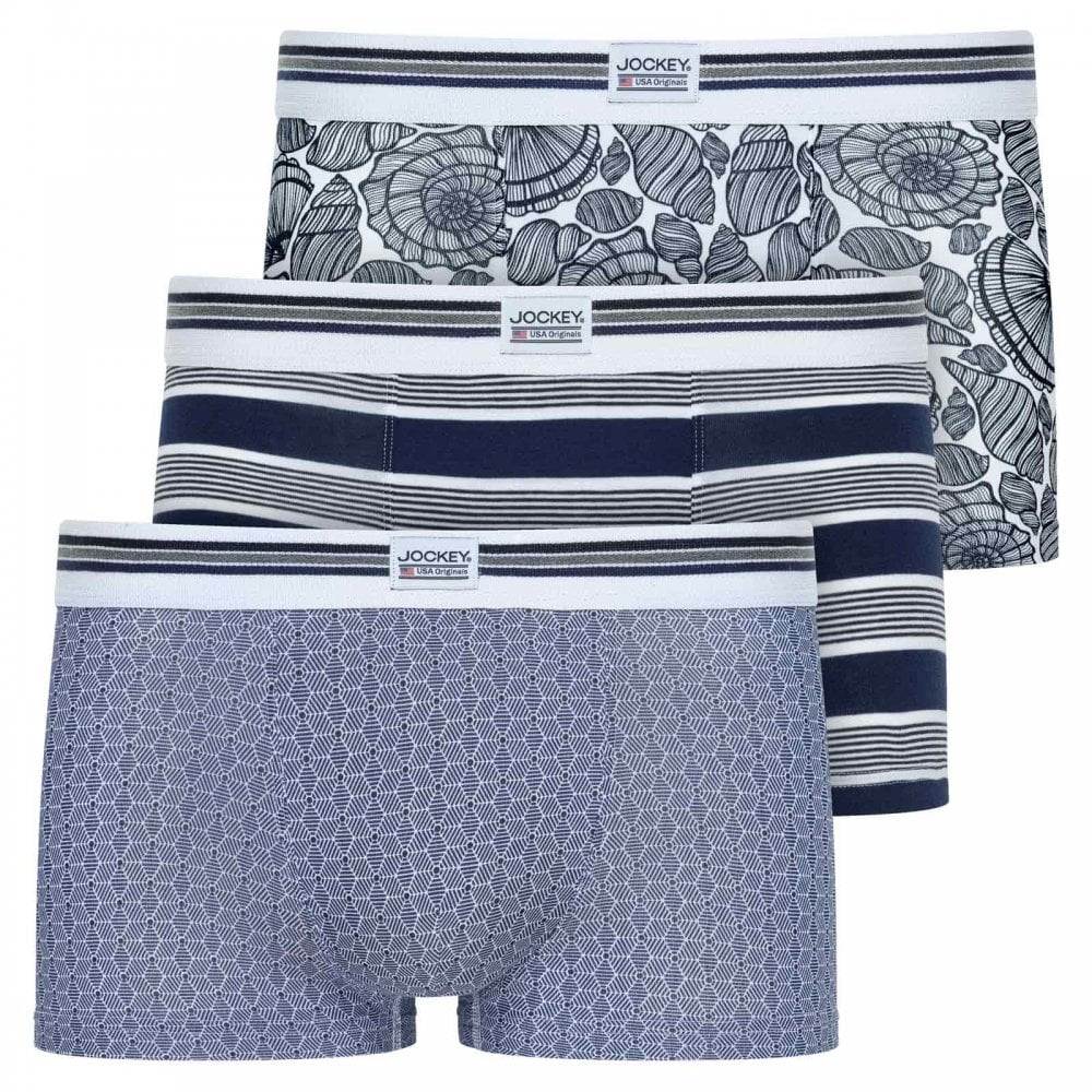 Jockey Cotton Stretch Boxer Trunk 3-Pack-Dark Sky – Trunks and Boxers